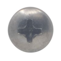 #12-24 X 5/8 Phillips Pan Head Machine Screw, Plated | STS Industrial