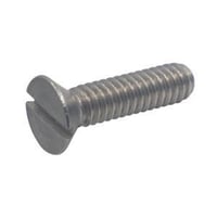 SS Slotted Flat Head Machine Screw | STS Industrial